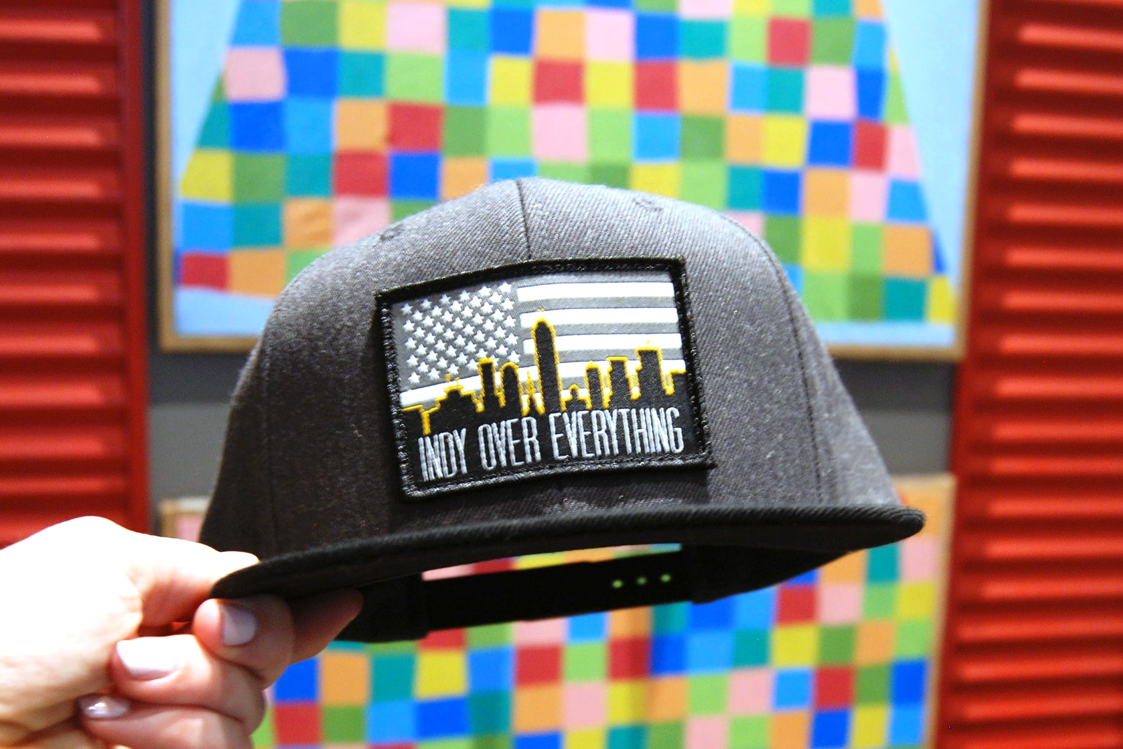 SKYLINE HAT - WOLF GREY / BLACK – Indy Over Everything